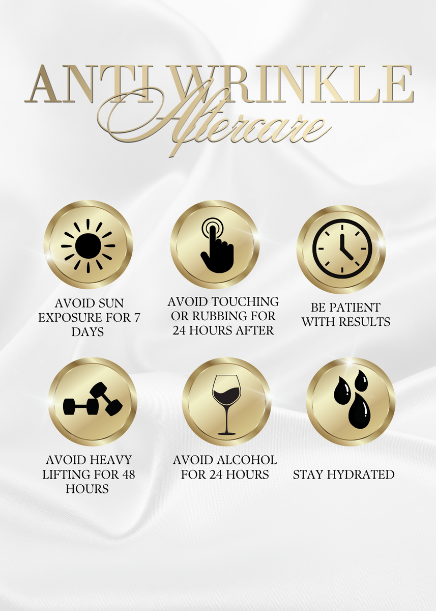 FREE DOCUMENT. ANTI-WRINKLE AFTER CARE POSTER. EDIT THEM ACCORDINGLY ...